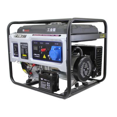 China 5KW 220V Electric Portable Gasoline Generator Emergency Charging for sale