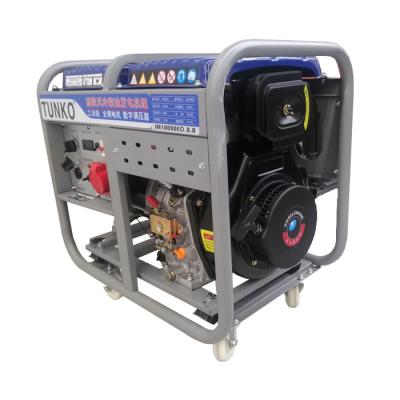 China Compression Ignition AVR 6kW 3 Phase Silent Diesel Generator for sale