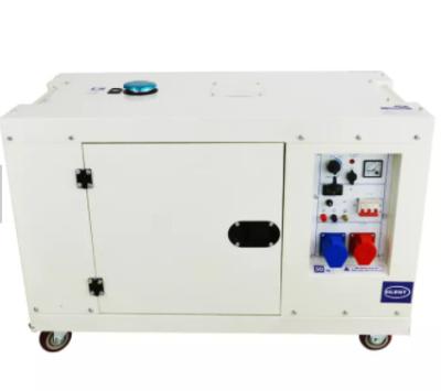 China Electric Start Brushless Portable Diesel Generator 12kw 270g/KW.H for sale