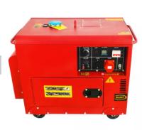 China Large Weight Single Cylinder Air Cooled Silent Diesel Generator 5KW for sale