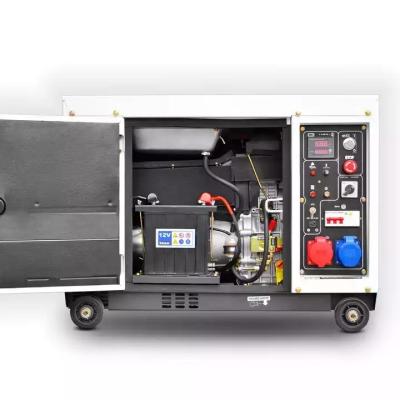 China ODM OEM 7KW Electric Start Silent Generator 3 Phase 1500rpm 1800rpm for sale