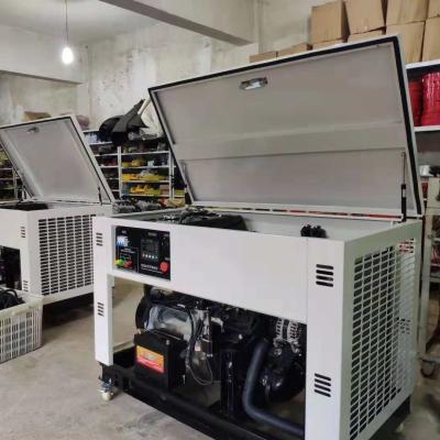 China ODM OEM Brush Alternator Air Cooled 10kw Silent Generator With AVR for sale