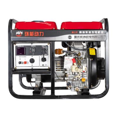 China Electric Manual 4 Stroke 6kw Single Cylinder Diesel Generator for sale