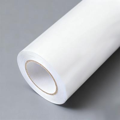 China Flexible Gloss Vinyl Car Wrap OEM / ODM Glossy White Vinyl Wrap HYC1111 for sale