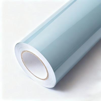 China Scratch Resistant Gloss Vinyl Car Wrap Blue Gloss Car Wrap 1.52mx17.5m HYC1094 for sale