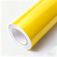 China Waterproof Gloss Yellow Wrap OEM / ODM Lemon Yellow Wrap HYC1108 for sale