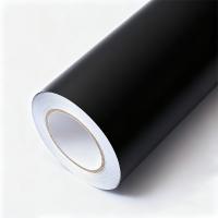 China Scratch Resistant Matte Black Vinyl Wrap PVC Vehicle Vinyl Wrap OEM / ODM HYH1074 for sale