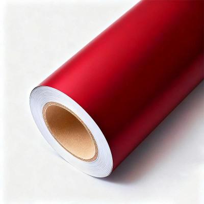 China Flexible Vinyl Matte Car Wrap Rouge Red Matte Vehicle Wrap Waterproof HYH1149 for sale
