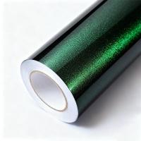 China Durable Dark Green Metallic Vinyl Wrap UV Resistant Vinyl Wrap Rolls HYM1054 for sale
