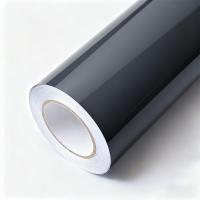 China Anti Scratch Color Vinyl Wrap 1.52mx17.5m Dark Grey Vinyl Wrap Waterproof for sale