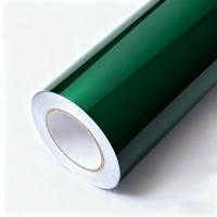 China Green High Gloss Vinyl Wrap OEM / ODM PVC Vinyl Wrap HYC1100 for sale