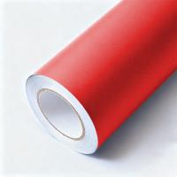 China Corrosion Resistant Pearlescent Vinyl Wrap 1.52mx17.5m Metallic Red Car Wrap Customized for sale