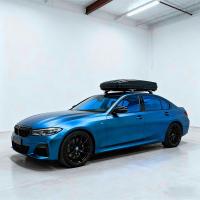 China Customized Pearlescent Vinyl Wrap Anti Scratch Deep Blue Vinyl Wrap OEM / ODM HYM1100 for sale