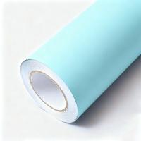 China Waterproof Calendered Vinyl Wrap Matte Glacier Blue Car Wrap Customized HYH1070 for sale