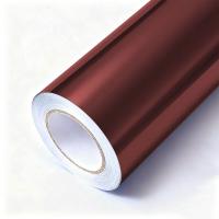China PVC Chrome Car Wrap Romain Red High Gloss Wrap Waterproof HYH1209 for sale
