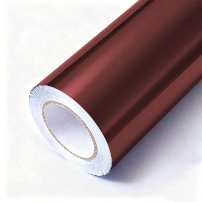 China PVC Chrome Car Wrap Romain Red High Gloss Wrap Waterproof HYH1209 for sale