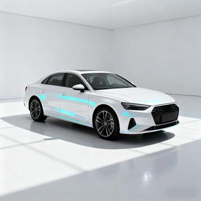 China OEM / ODM Color Shift White Wrap Scratch Resistant White Blue Car Wrap HYC1063 for sale
