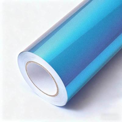 China UV Protection Rainbow Car Wrap Waterproof Blue Color Shift Wrap Anti Scratch HYC1009 for sale