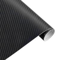 China Scratch Resistant Carbon Fiber Car Wrap Black Matte Carbon Fiber Wrap Waterproof HYH1160 for sale