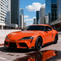 China OEM / ODM Gloss Orange Vinyl Wrap Durable High Gloss Car Wrap HYH1125 for sale