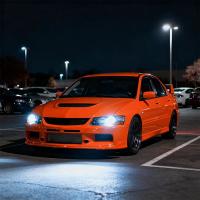 China OEM / ODM Gloss Orange Vinyl Wrap Durable High Gloss Car Wrap HYH1125 for sale