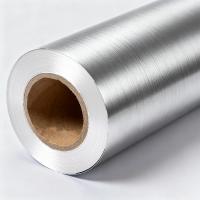 China OEM / ODM Metallic Car Wrap Silver Brushed Metal Vinyl Wrap HYH1165 for sale
