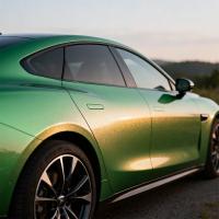China Matt Magic Green Gold Vinyl Wrap Customized Holographic Wrap For Cars HYH1048 for sale