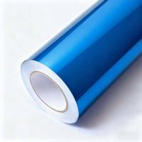 China Scratch Resistant Diamond Vinyl Wrap Waterproof Aurora Blue Wrap HYC1042 for sale