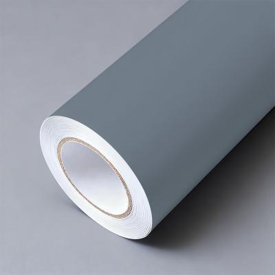 China PVC Matte Vinyl Car Wrap OEM / ODM Cement Grey Vinyl Wrap HYH1098 for sale