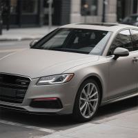 China Waterproof Matte Dark Grey Vinyl Wrap 1.52mx17.5m OEM Vinyl Wrap Anti Scratch HYH1100 for sale