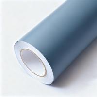 China Anti Scratch Matte Vinyl Car Wrap Waterproof Blue Matte Car Wrap Customized HYH1072 for sale