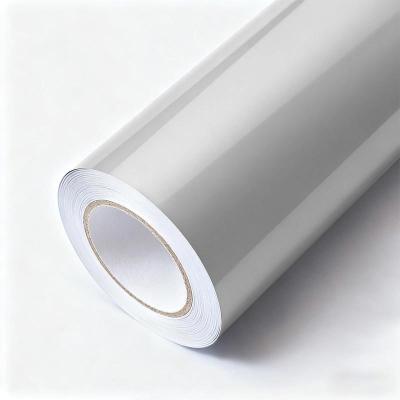 China OEM / ODM Semi Gloss Vinyl Wrap 1.52mx17.5m Gloss Grey Car Wrap HYH1136 for sale