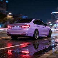 China Durable Color Vinyl Wrap Anti Scratch Gloss Purple Car Wrap Waterproof HYC1109 for sale