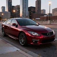 China Mercury Red Color Vinyl Wrap PVC Gloss Vinyl Car Wrap OEM / ODM HYH1157 for sale