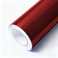 China Mercury Red Color Vinyl Wrap PVC Gloss Vinyl Car Wrap OEM / ODM HYH1157 for sale