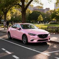 China UV Resistant Glossy Pink Car Wrap Reflective Pink Diamond Vinyl Wrap Durable HYH1013 for sale