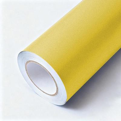 China Yellow Color Vinyl Wrap Durable Diamond Vinyl Car Wrap Anti Scratch HYC1032 for sale