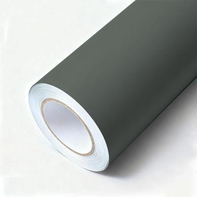 China Ultra Matte Mysterious Green Self Adhesive Decorative Roll Film Car Sticker Vinyl Car Wrap for sale