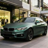 China Matte Dark Green Vinyl Car Wrap Self Adhesive Matte Car Vinyl for Full or Partial Vehicle Modifications HYH1152 for sale