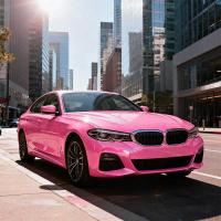 China Pearl Pink Gloss Pearlescent Vinyl Wrap For Car Wrapping HYH1021 for sale
