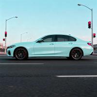 China Gloss Vinyl Car Wrap Glacier Blue Removable Car Body Wrap Vinyl Roll HYC1093 for sale