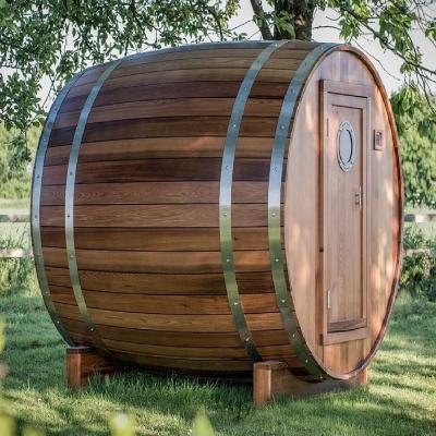 China Wooden Far Infrared Sauna Room for Home Use 2-4 Person with Panoramic Tempered Glass Door for sale