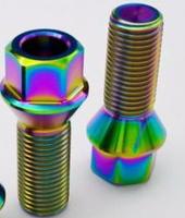 China Titanium Nut Bolt Gr5 Metric Titanium Bolts For cars for sale