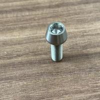 China DIN912 M4 / M5 / M6 Each Size Titanium Bolt Screw Conical Head for sale