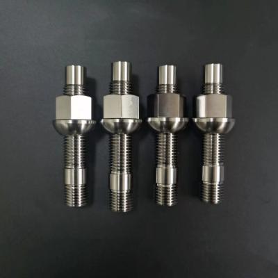 China Wheel Lug Connecting Rod Titanium lug Nut /Bolt 80mm Pin Audi Volkswagen Customizable for sale