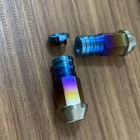China Titanium GR5 Wheel Lug Nuts M12 / M14 X 1.25 / 1.5 X 45mm For Racing for sale