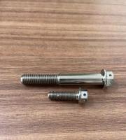 China Motorcycle GR5 Alloy Titanium Flange Bolts With Hole M5 M6 M8 M10 DIN 6921 for sale