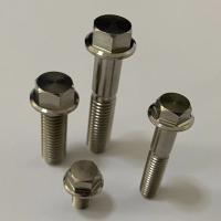 China Flange Hexagon GR5 Titanium Alloy Bolts Fasteners For Motorcycle for sale