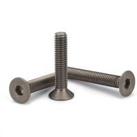China Pure Titanium Alloy Countersunk Inner Hex Head Bolt DIN7991 For Bike And Motorcycle for sale
