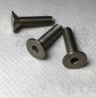 China Pure Titanium Alloy Countersunk Inner Hex Head Bolt DIN7991 For Bike And Motorcycle for sale